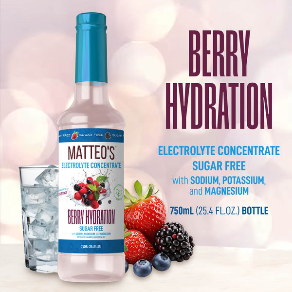 Matteo's Sugar-Free Hydration Concentrate - Berry - Matteo's Coffee Syrup