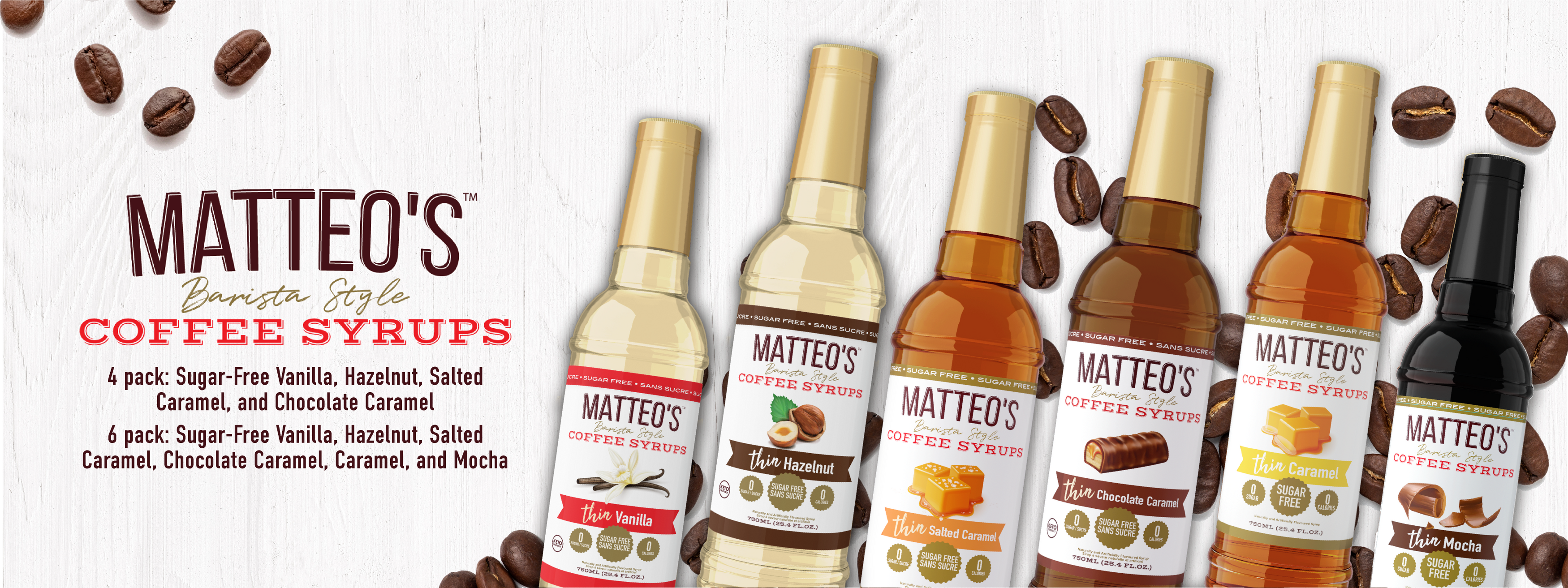 Matteo's Coffee Syrups