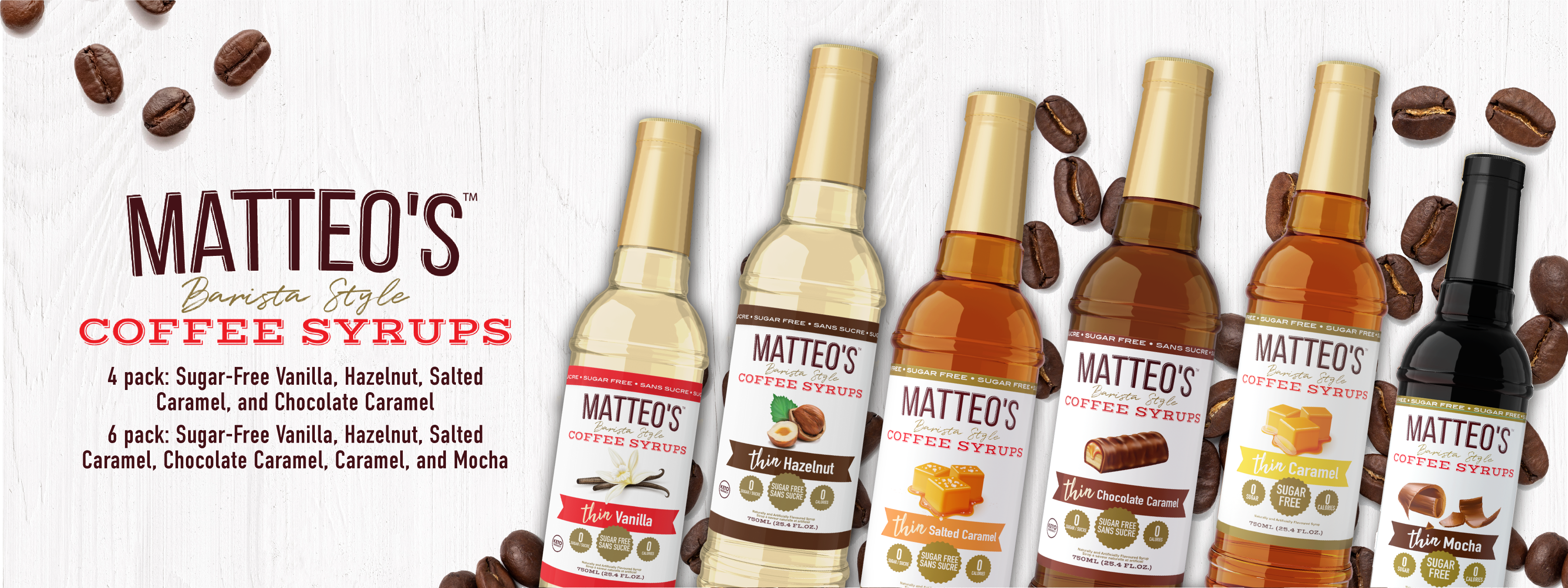Matteo's Coffee Syrups